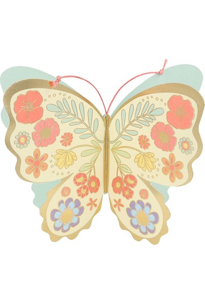 Meri Meri Kelebek Tebrik Kartı Meri Meri Kelebek Tebrik Kartı