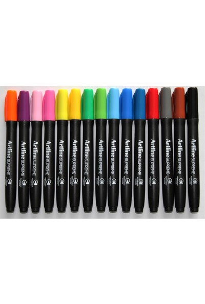 Artline Supreme Permanent Marker/ Kalıcı Markör 15 Renk Artline Supreme Permanent Marker/ Kalıcı Markör 15 Renk