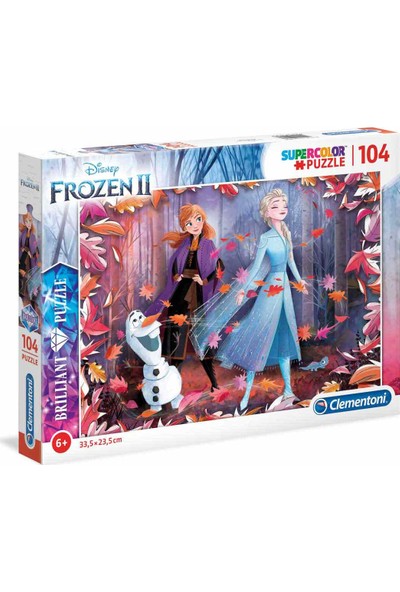 104 Parça Puzzle : Brilliant Frozen 2 104 Parça Puzzle : Brilliant Frozen 2