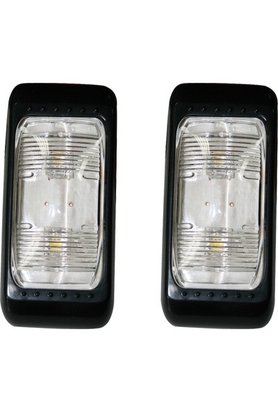 Sealux Tepe/romörk Lambası 4 Leds, 12V&28V, Siyah 2 Ad.lik Set