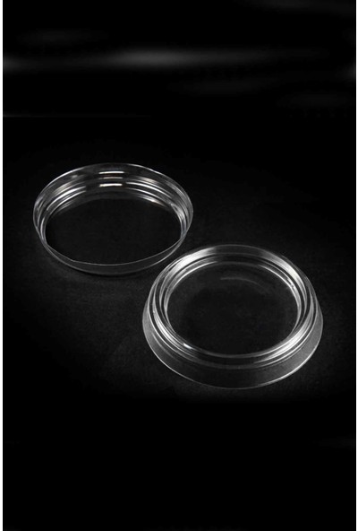 Kullan At Market Plastik Silindir Tatlı Kasesi Kapağı 250CC 15LI