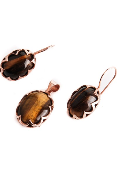 İlhan Akdağ Kaplan Gözü Set Takı