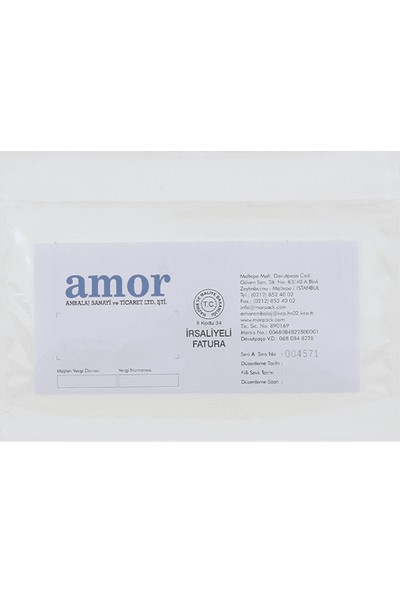 Morpack Yapışkanlı Fatura Cebi 17,5X25 - 250 Adet Morpack Yapışkanlı Fatura Cebi 17,5X25 - 250 Adet