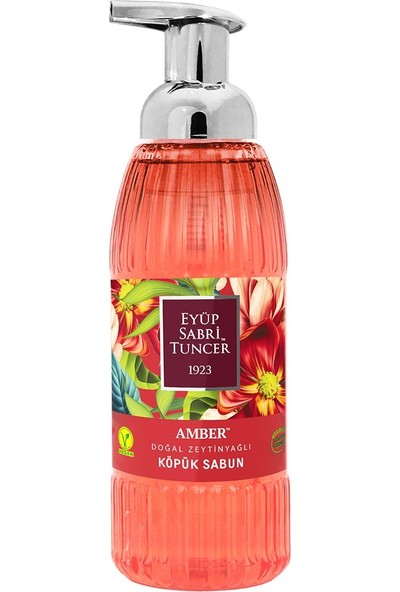 Eyüp Sabri Tuncer Amber Doğal Zeytinyağlı Köpük Sabun 500 ml Eyüp Sabri Tuncer Amber Doğal Zeytinyağlı Köpük Sabun 500 ml