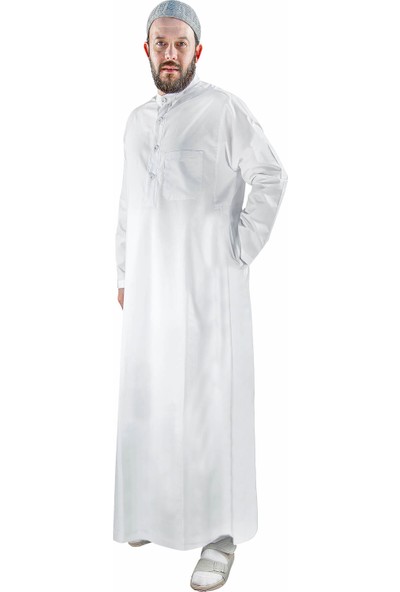 İhvan Erkek Entari - Beyaz - 3135