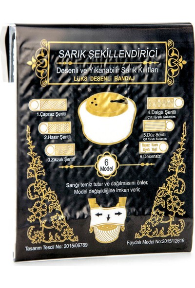 İhvan Sarık Kılıfı - Hasır Şeritli - Sarık Şekillendirici Kılıf