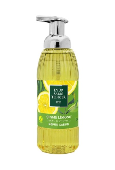 Eyüp Sabri Tuncer Çeşme Limonu Doğal Zeytinyağlı Köpük Sabun 500 ml Eyüp Sabri Tuncer Çeşme Limonu Doğal Zeytinyağlı Köpük Sabun 500 ml