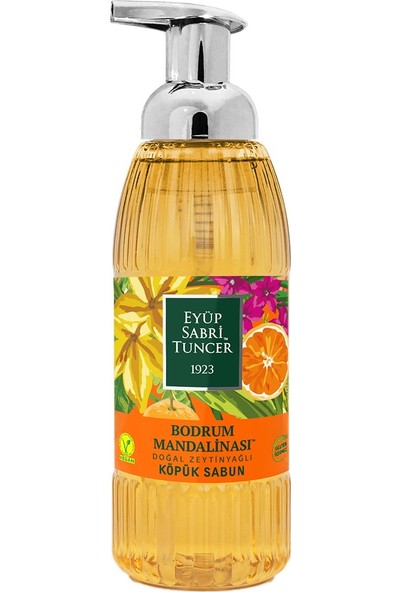 Eyüp Sabri Tuncer Bodrum Mandalinası Doğal Zeytinyağlı Köpük Sabun 500 ml Eyüp Sabri Tuncer Bodrum Mandalinası Doğal Zeytinyağlı Köpük Sabun 500 ml
