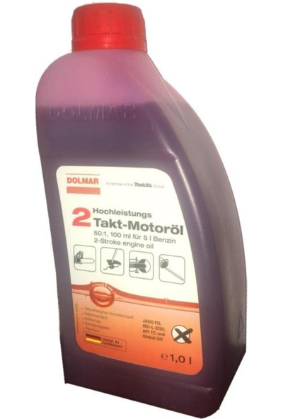 Dolmar 2 Iki Zamanlı Motor Yağı 1 Litre Dolmar 2 Iki Zamanlı Motor Yağı 1 Litre