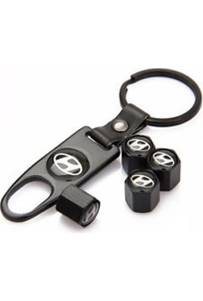 Yekoto Hyundai Metal Anahtarlık ve Sibop Kapak Seti 1.kalite