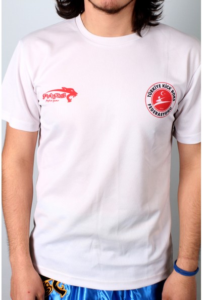 Pars Kick Boks Tişörtü Beyaz Pars Kick Boks Tişörtü Beyaz