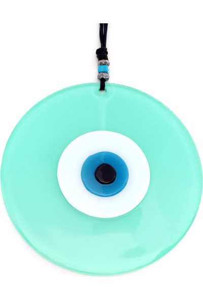 Mixperi Nazar Boncuklu El Yapımı 20 Santimetre Su Yeşili Duvar Süsü Mixperi Nazar Boncuklu El Yapımı 20 Santimetre Su Yeşili Duvar Süsü