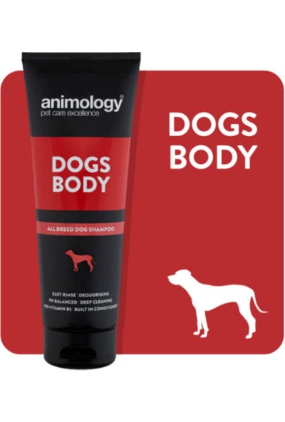 Animology Dogs Body Vitamin ve Saç Kremi Takviyeli Köpek Şampuanı 250 ml Animology Dogs Body Vitamin ve Saç Kremi Takviyeli Köpek Şampuanı 250 ml