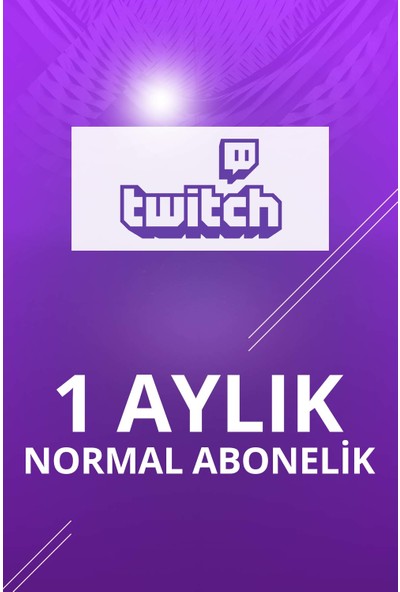 Twitch 1 Aylık Normal Abonelik