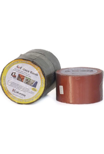 4x4 Baca Bandı Kırmızı 20 cm