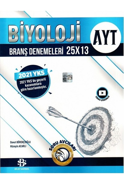Bilgi Sarmal 2021 AYT Biyoloji 25 x 13 Denemeleri Bilgi Sarmal 2021 AYT Biyoloji 25 x 13 Denemeleri