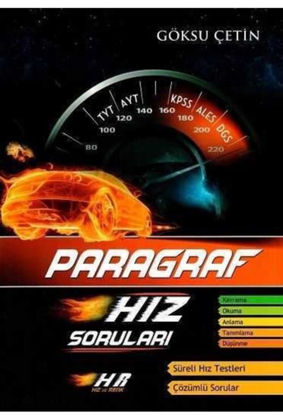 Hız ve Renk Yayınları TYT AYT KPSS Ales Dgs Paragraf Hız Soruları Hız ve Renk Yayınları TYT AYT KPSS Ales Dgs Paragraf Hız Soruları