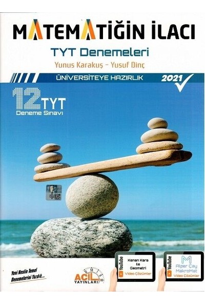 Acil Yayınları TYT Matematiğin İlacı Denemeleri Acil Yayınları TYT Matematiğin İlacı Denemeleri