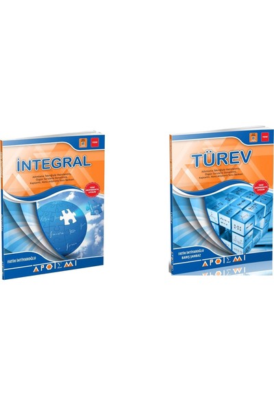 Apotemi Yayınları Apotemi Integral + Türev Konu Anlatımlı Soru Bankası 2 Li Set Yks AYT Apotemi Yayınları Apotemi Integral + Türev Konu Anlatımlı Soru Bankası 2 Li Set Yks AYT
