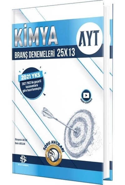Bilgi Sarmal AYT Kimya 25 x 13 Denemeleri - Bünyamin Aktaş