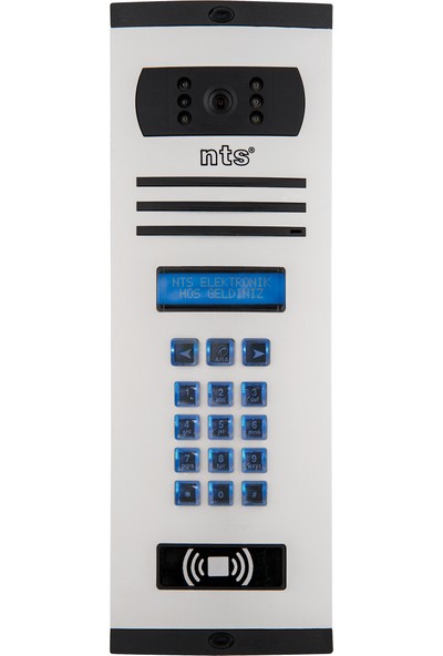 Nts Diafon Tuş Takımlı Kameralı Kart Geçişli Dijital Panel 8004 Nts Diafon Tuş Takımlı Kameralı Kart Geçişli Dijital Panel 8004