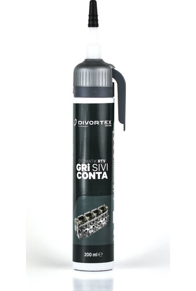 Divortex Rtv Gri Sıvı Conta Otomatik Tetikli 200 Ml. Divortex Rtv Gri Sıvı Conta Otomatik Tetikli 200 Ml.