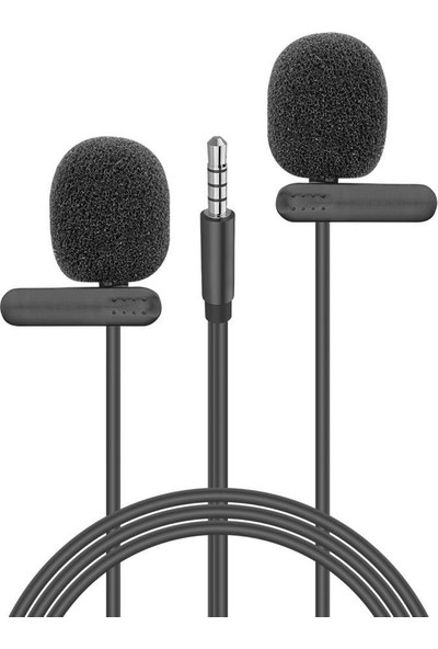 Snopy SN-M60 Siyah 2 Mikrofonlu Akıllı Telefon ve Youtuber Yaka Mikrofonu Snopy SN-M60 Siyah 2 Mikrofonlu Akıllı Telefon ve Youtuber Yaka Mikrofonu