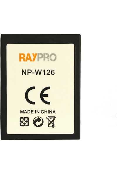 Raypro Fujifilm Için NP-W126 ve NP-W126S Muadili Batarya Pil Raypro Fujifilm Için NP-W126 ve NP-W126S Muadili Batarya Pil