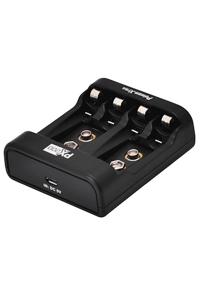 Power-Xtra 9V Pil Şarj Cihazı PX200 Ni-Mh-Ni-Cd AA-AAA-9V