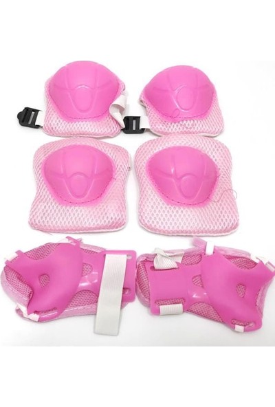 Lrs Kız Çocuk Dilik Dirseklik Korucu Eldiven Bisiklet Scooter Koruyucu Ekipman