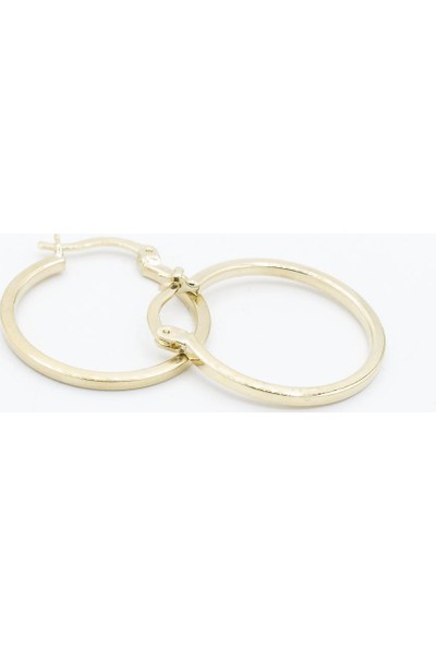 Latif Kuyumcu 14 Ayar Altın Düz Parlak Halka Küpe LKSKP806 Latif Kuyumcu 14 Ayar Altın Düz Parlak Halka Küpe LKSKP806