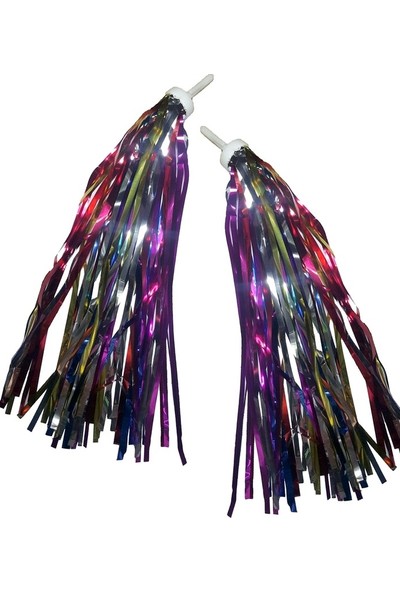 Hsgl Bisiklet Direksiyon Gökkuşagı Püskül