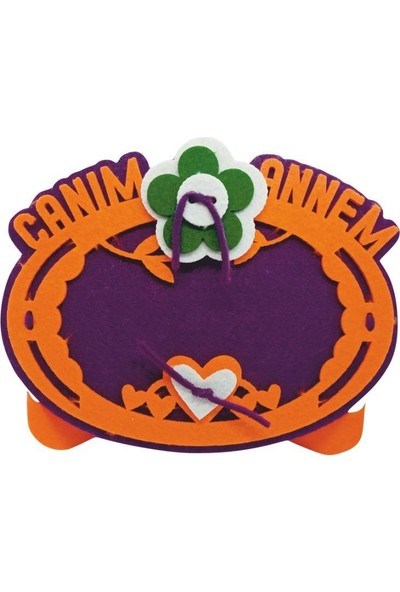 Kumtoys Keçe Çerçeve 01 Canım Annem 23X17CM