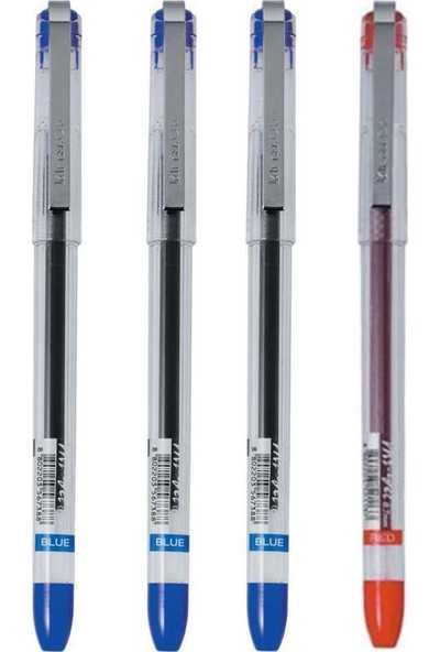 Dong-A My-Gel Iğne Uçlu Kalem 0,5 mm 3 Mavi 1 Kırmızı Dong-A My-Gel Iğne Uçlu Kalem 0,5 mm 3 Mavi 1 Kırmızı