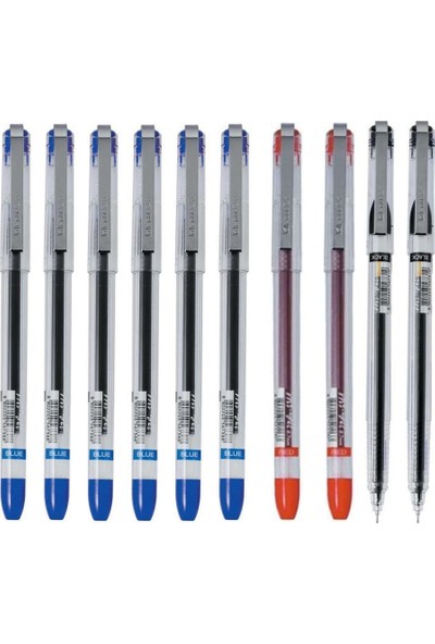 Dong-A My-Gel Iğne Uçlu Kalem 0,5 mm 6 Mavi 2 Siyah 2 Kırmızı Dong-A My-Gel Iğne Uçlu Kalem 0,5 mm 6 Mavi 2 Siyah 2 Kırmızı