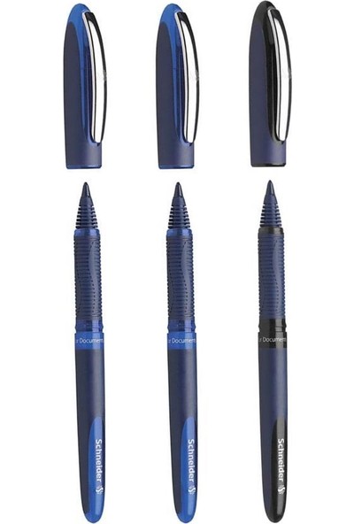 Schneider One Business 0,6 mm Roller Imza Kalemi 2 Mavi 1 Siyah Schneider One Business 0,6 mm Roller Imza Kalemi 2 Mavi 1 Siyah