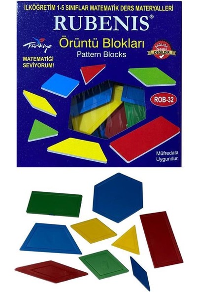 Rubenis Örüntü Blokları Müfredata Uygundur Mamematik Materyali