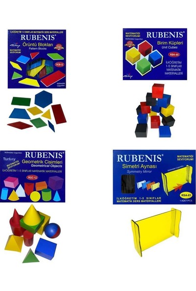 Rubenis Mamematik Materyalleri Müfredata Uygundur Set : 1