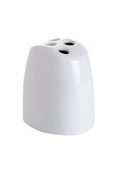 Güral Porselen Beyaz Diş Fırçalık GR01DFR00