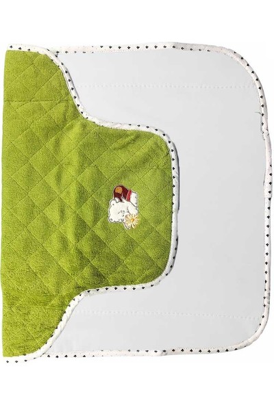 Alez Özellikli Alt Açma Bezi Papatyalı Yeşil Desen