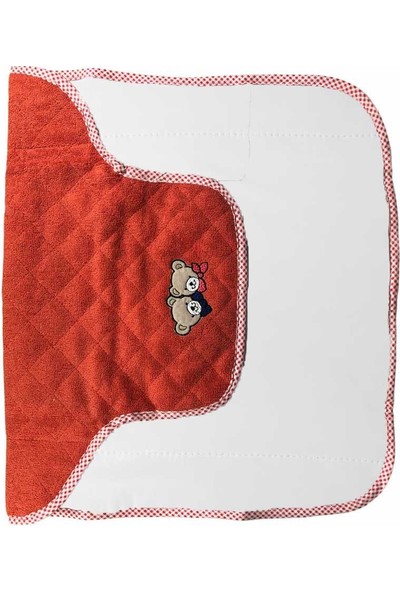 Tekstil Sepeti Alez Özellikli Alt Açma Bezi Ayıcıklı Turuncu