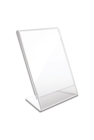 L Tipi A5 Pleksi Föylük Broşürlük-Dikey A5 Föylük 5'li L Tipi A5 Pleksi Föylük Broşürlük-Dikey A5 Föylük 5'li