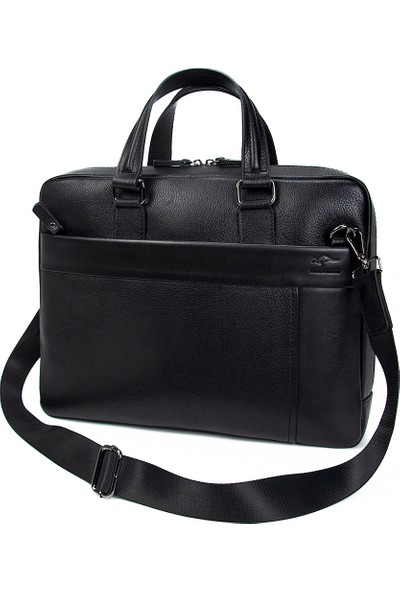 Kangaroo Kıngdom Hakiki Deri Siyah Erkek Laptop & Evrak Çantası 8285-S Kangaroo Kıngdom Hakiki Deri Siyah Erkek Laptop & Evrak Çantası 8285-S