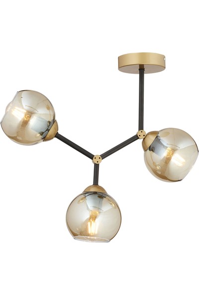 LİVA 3LÜ SİYAH-ESKİTME SALON AVİZE LİVA 3LÜ SİYAH-ESKİTME SALON AVİZE