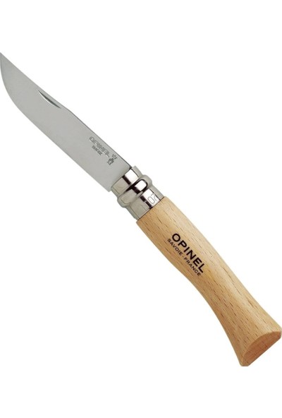 Opinel Inox 7 No Kayın Saplı Paslanmaz Çelik Çakı