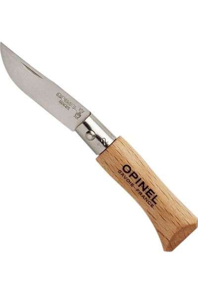 Opinel Inox Kayın Saplı 2 No Paslanmaz Çelik Çakı Opinel Inox Kayın Saplı 2 No Paslanmaz Çelik Çakı