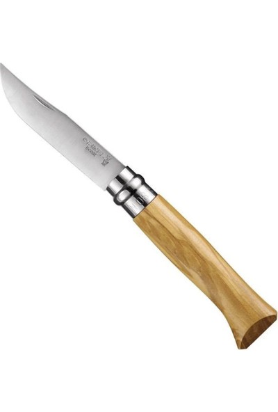 Opinel Inox No 8 Zeytin Saplı Paslanmaz Çelik Çakı