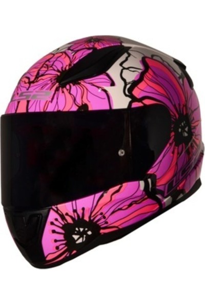 Ls2 Rapıd Poppıes Pembe Kask