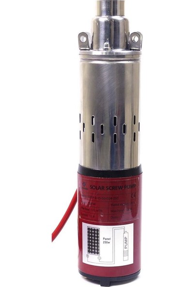 24 Volt Dc Solar Güneş Enerjili Dalgıç Pompa 250 Watt 20 Metre Kablolu 50 Mss 1.5 M³/h 24 Volt Dc Solar Güneş Enerjili Dalgıç Pompa 250 Watt 20 Metre Kablolu 50 Mss 1.5 M³/h