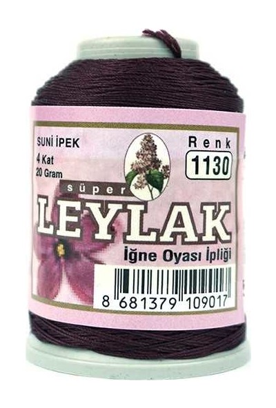Leylak 20 Gr. Suni Ipek (4 Kat Iğne Oyası Ipliği) 1130